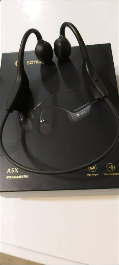 Sanag A5x True Bone Conduction Earphone Open Ear Wireless Sport